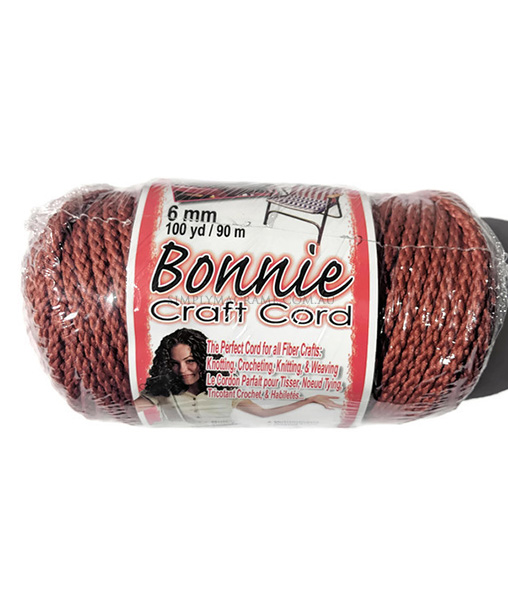 Rust 6mm Bonnie Macrame Braided Cord 90m ⋆ Simply Macrame
